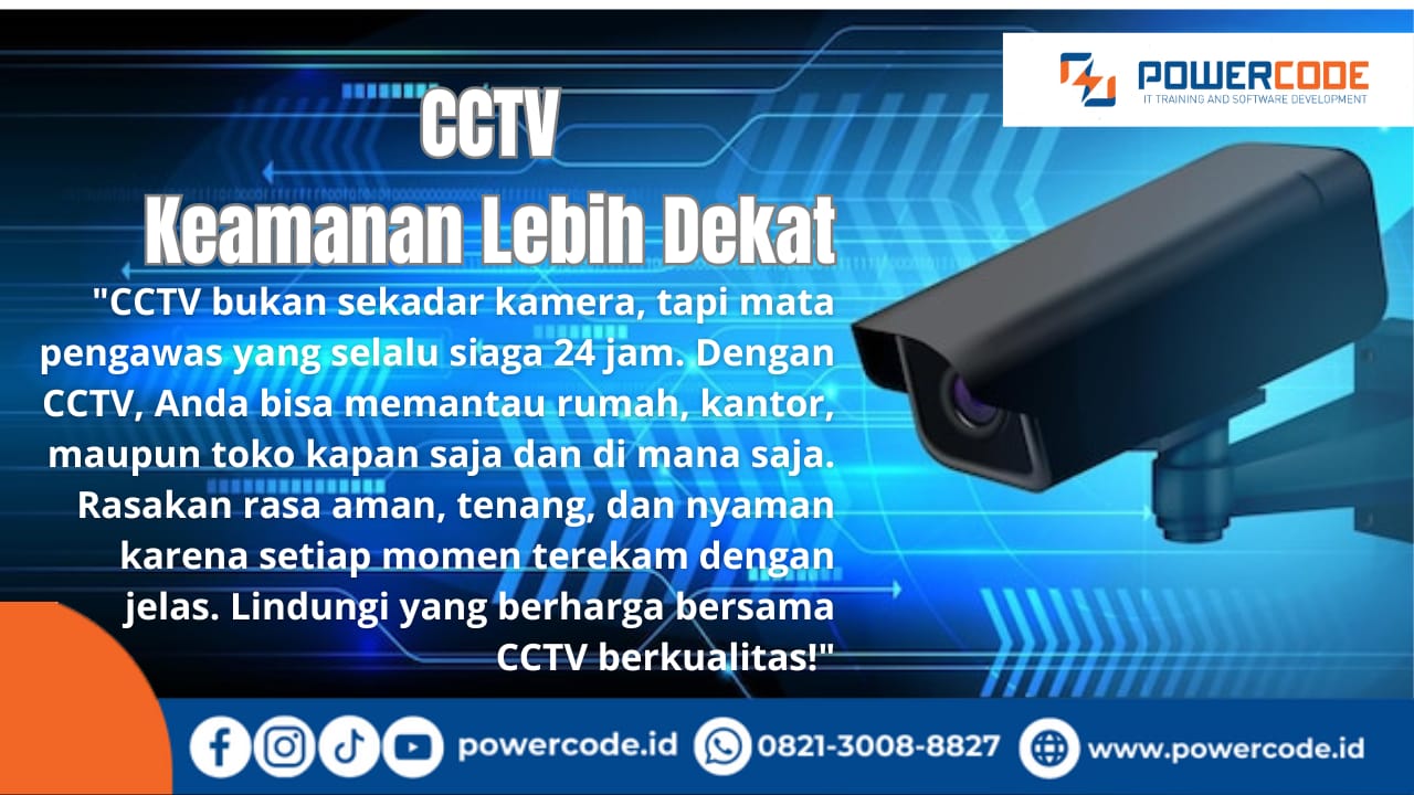 CCTV KEAMANAN LEBIH DEKAT - Artikel Tentang IT