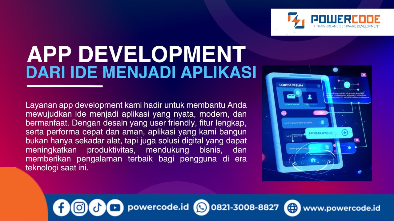 APP DEVELOPMENT-Dari ide menjadi Aplikasi - Artikel Tentang IT