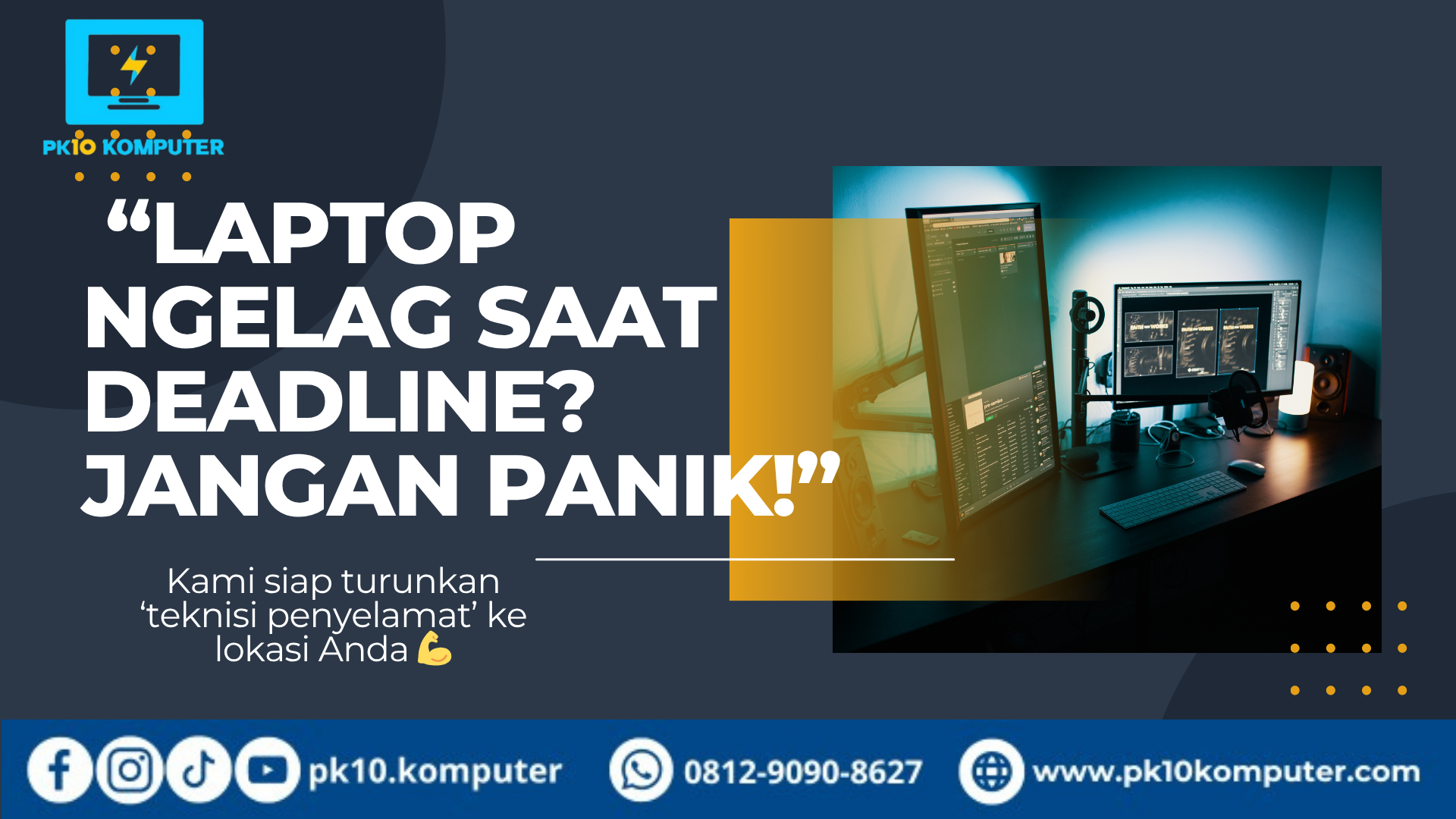 "Laptop Ngelag Saat Deadline? - Artikel Tentang IT