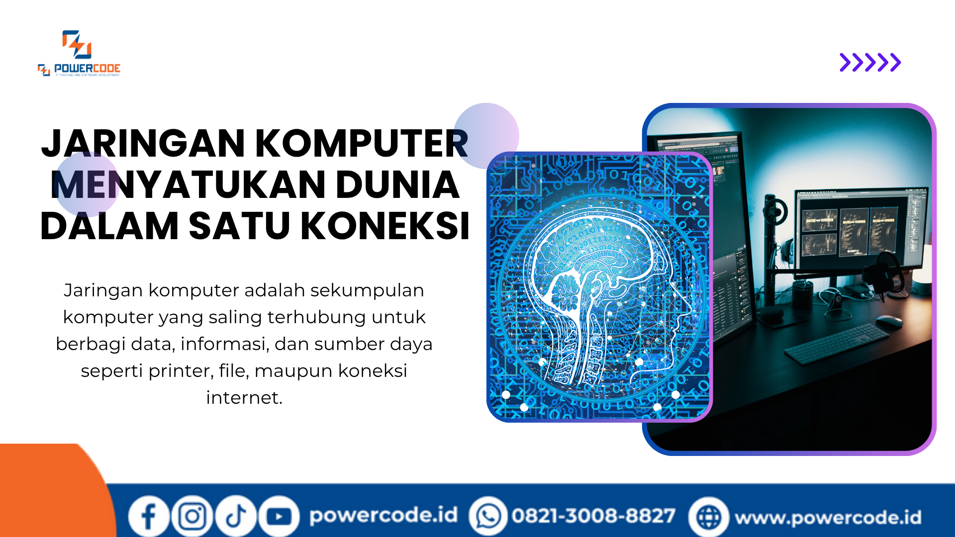 JARINGAN KOMPUTER MENYATUKAN DUNIA DALAM SATU KONEKSI - Artikel Tentang IT